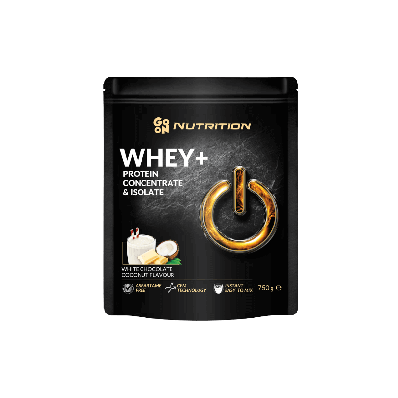 Go On - Whey+ Whey Protein 750 g - vanilla white chocolate - coconut ...